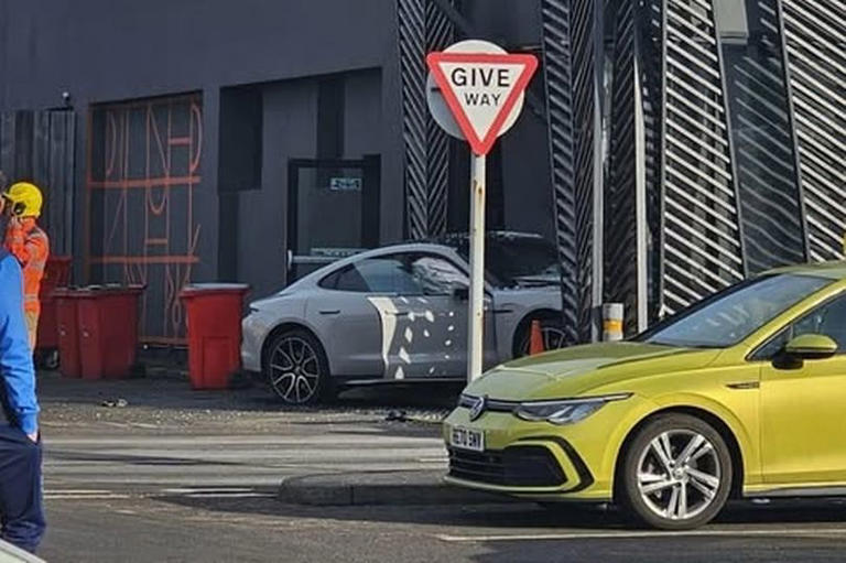 Porsche ploughs into Nando's restaurant at Greater Manchester retail park