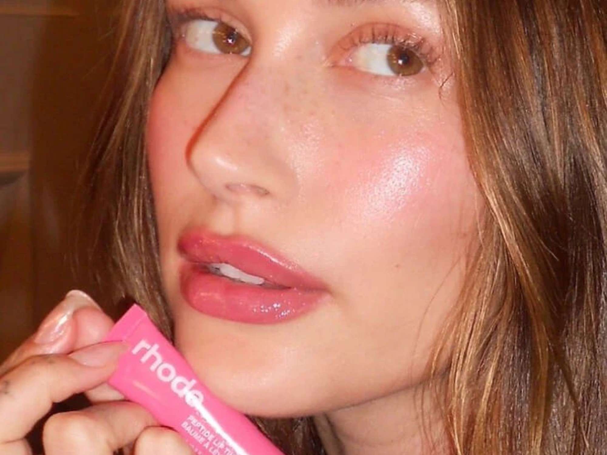 You Can Finally Get Your Hands on Rhode's Hot Pink Shimmery Lip Tint