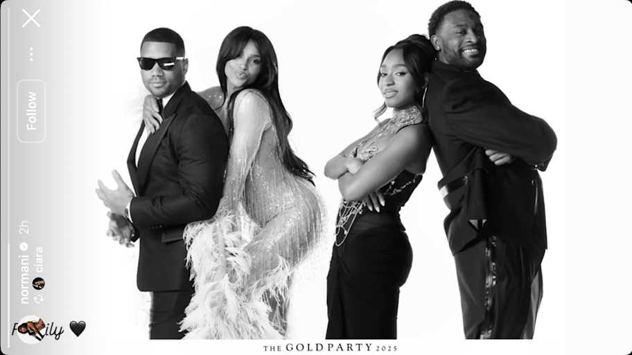 DK Metcalf's gf Normani posts rare couples photo with Ciara, Russell Wilson