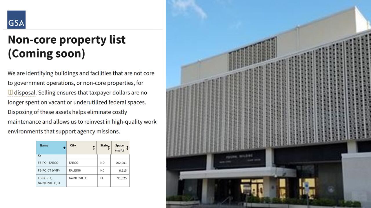 Trump administration temporarily lists Gainesville courthouse for sale