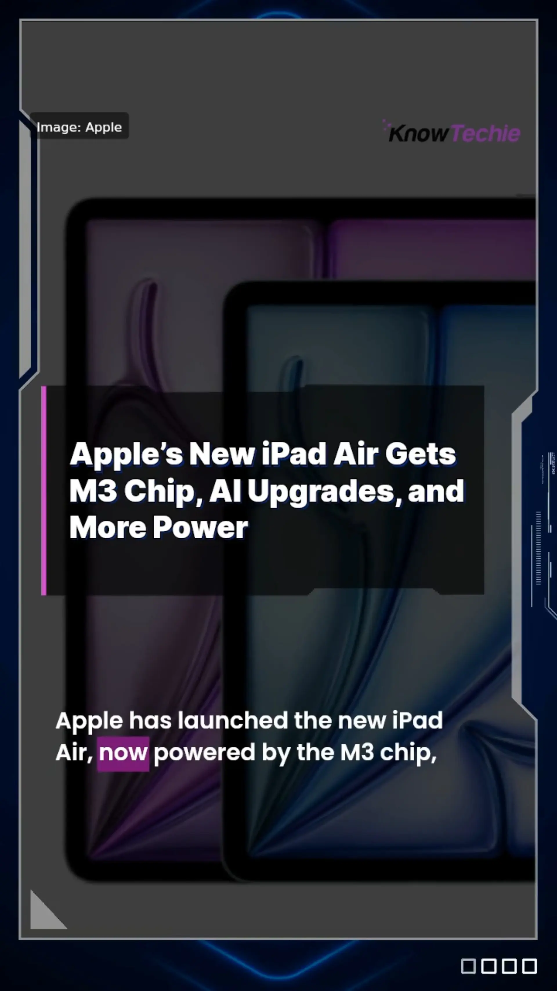 Apple’s New iPad Air Gets M3 Chip, AI Upgrades, and More Power
