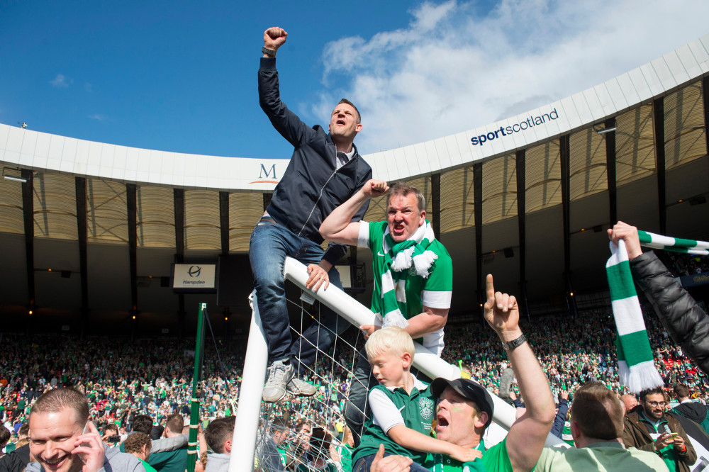 15 iconic photos from Hibs historic Scottish Cup win vs Rangers as ...