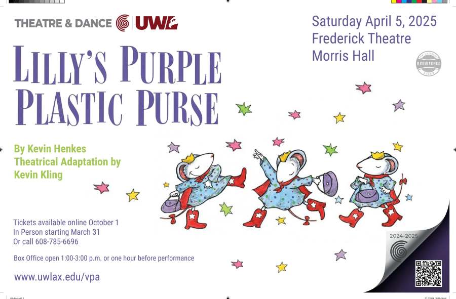 Lilly’s Purple Purse coming the the UWL stage