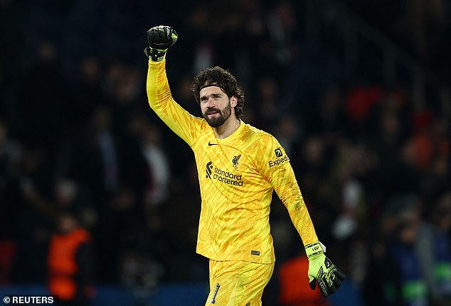 Alisson hails 'the BEST performance of my life' after Liverpool ...