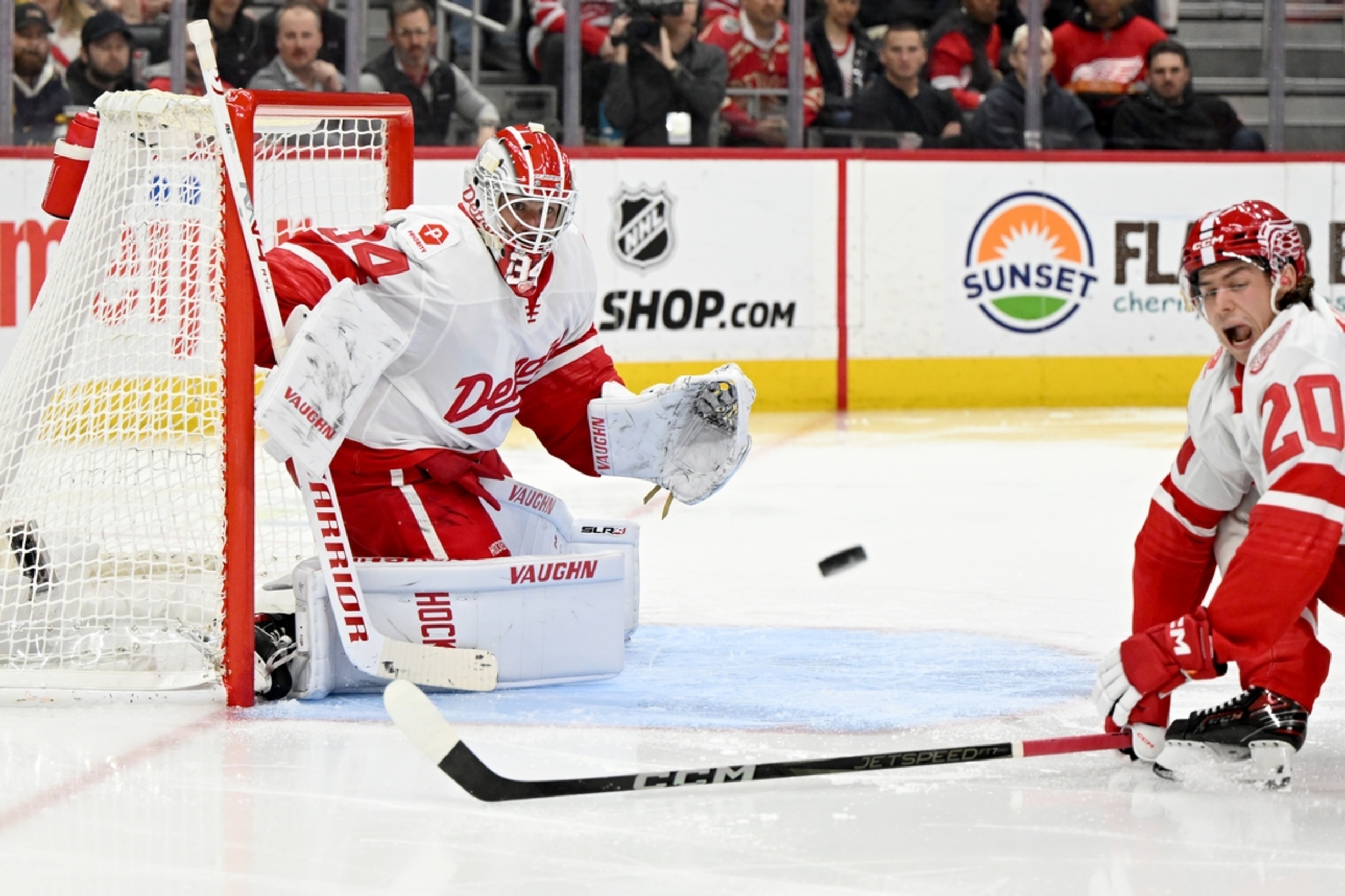 Red Wings look to break skid, battle Utah Hockey Club