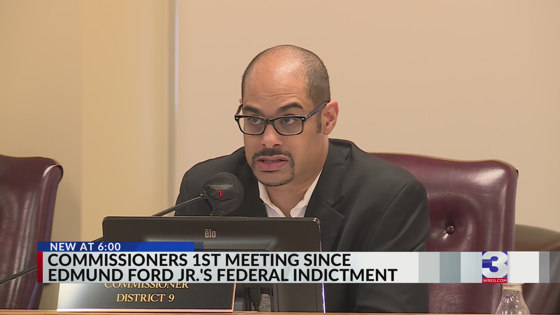 Ford Jr. attends first commissioners meeting after arrest