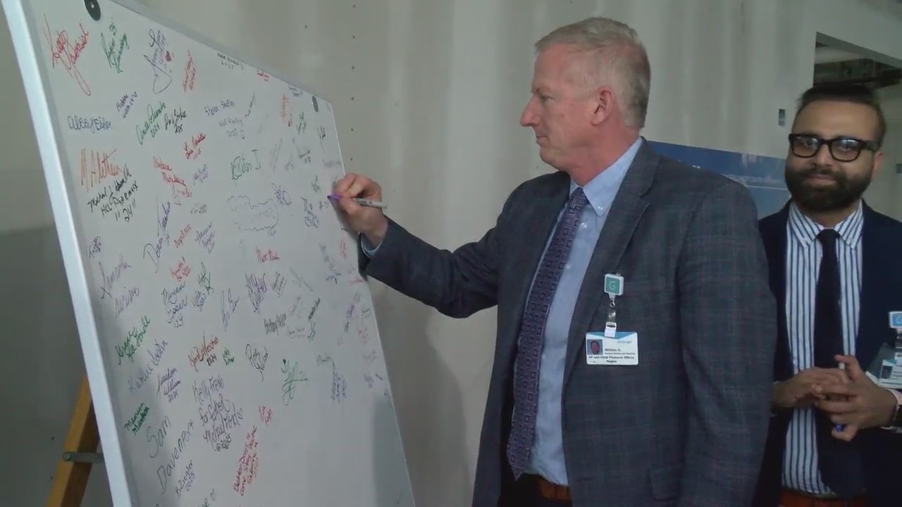 New Geisinger facility holds wall dedication | 28/22 News