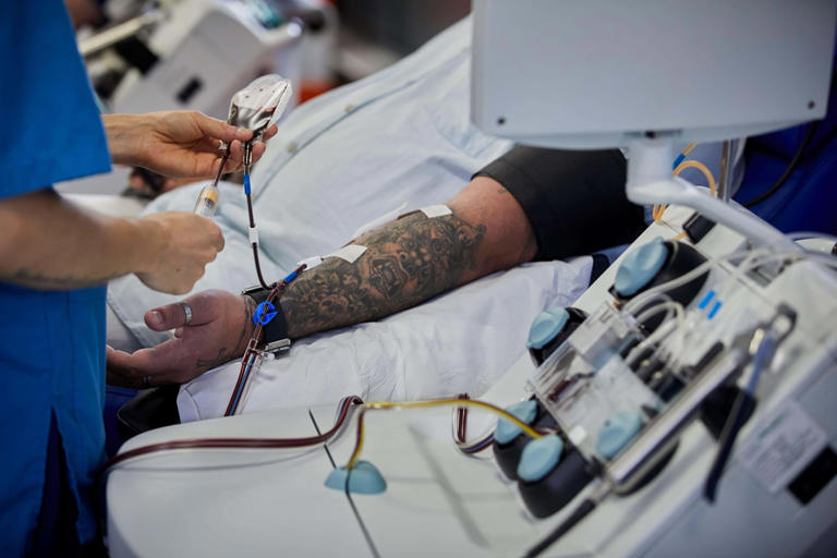 First NHS patients ‘in a generation’ get plasma from UK donors