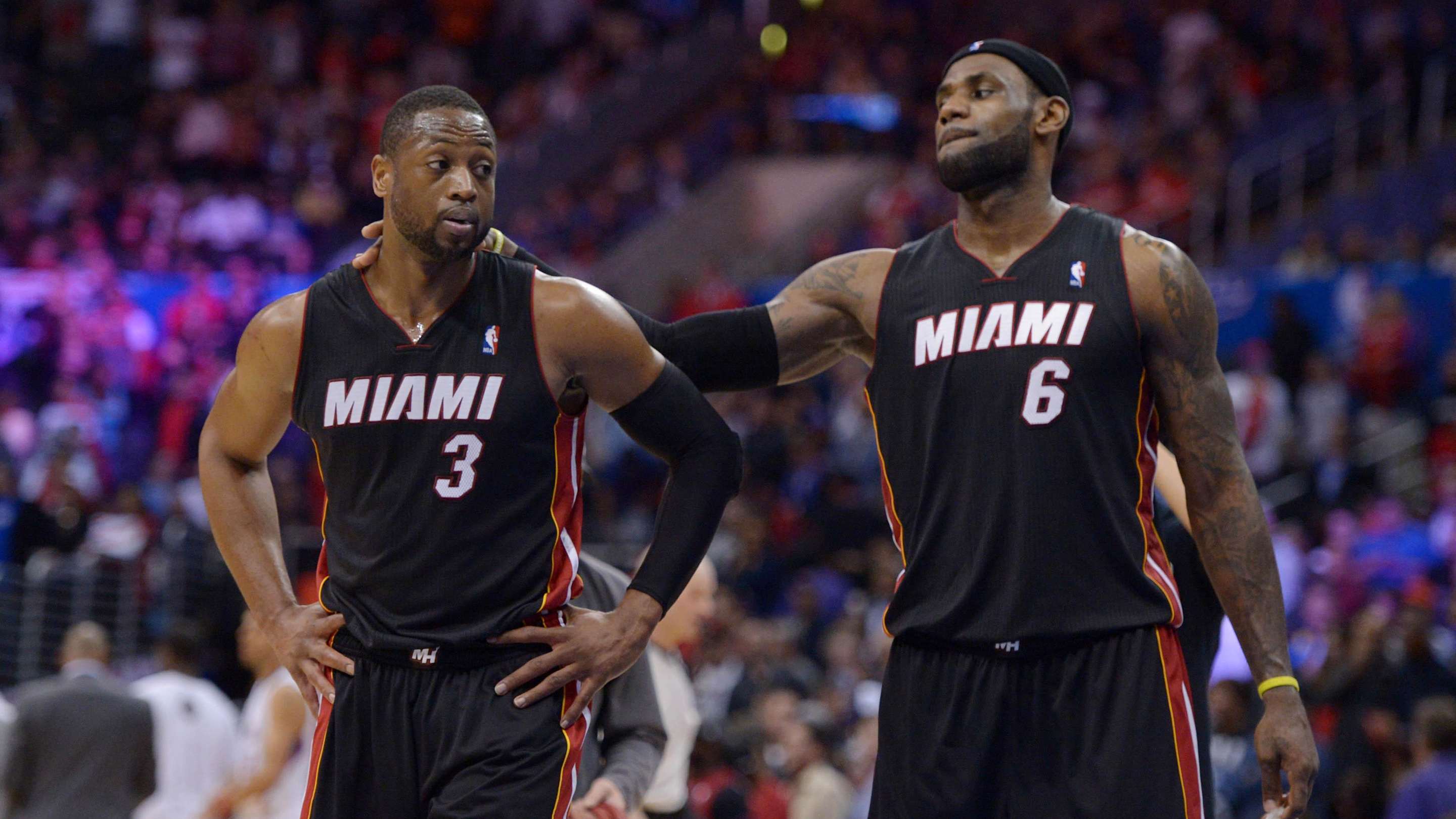 Heat refute Dwyane Wade's story about Pat Riley taking LeBron James ...