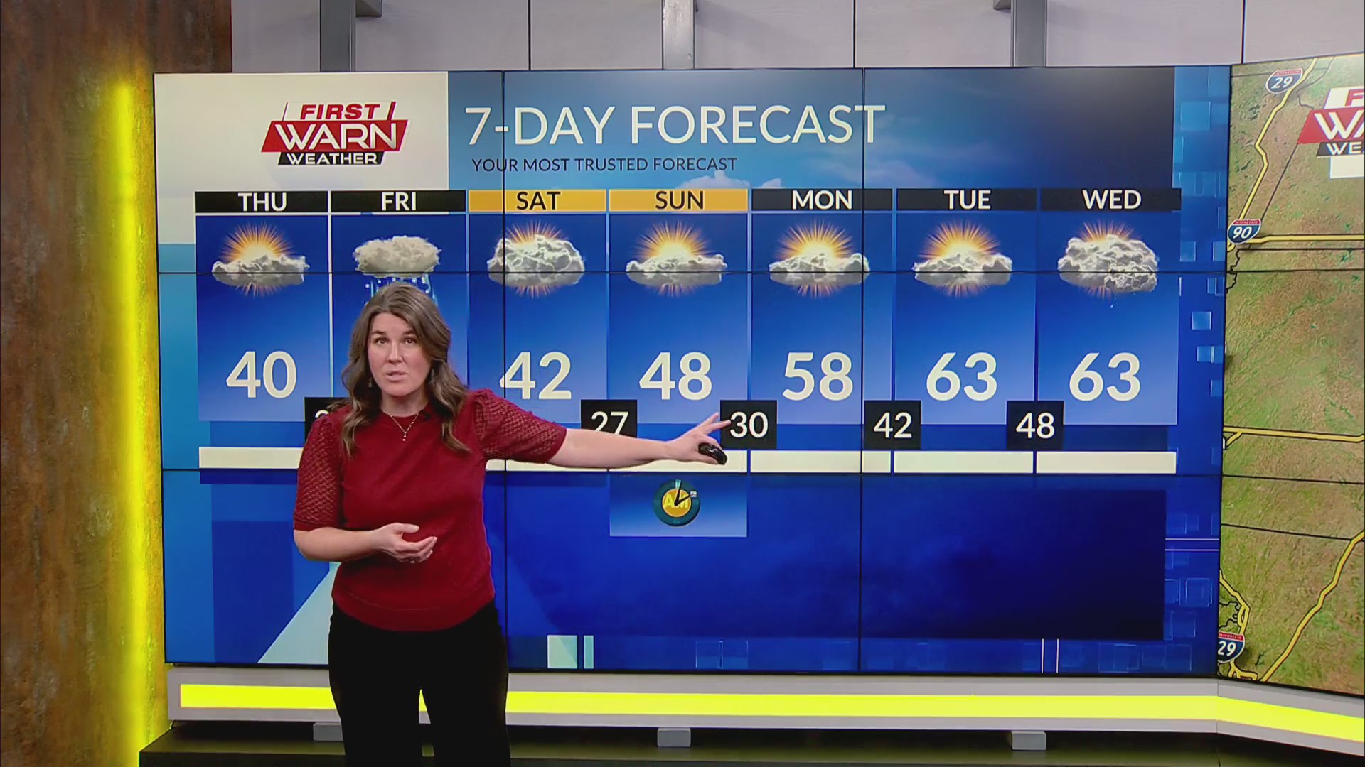 Wednesday evening First Warn Forecast