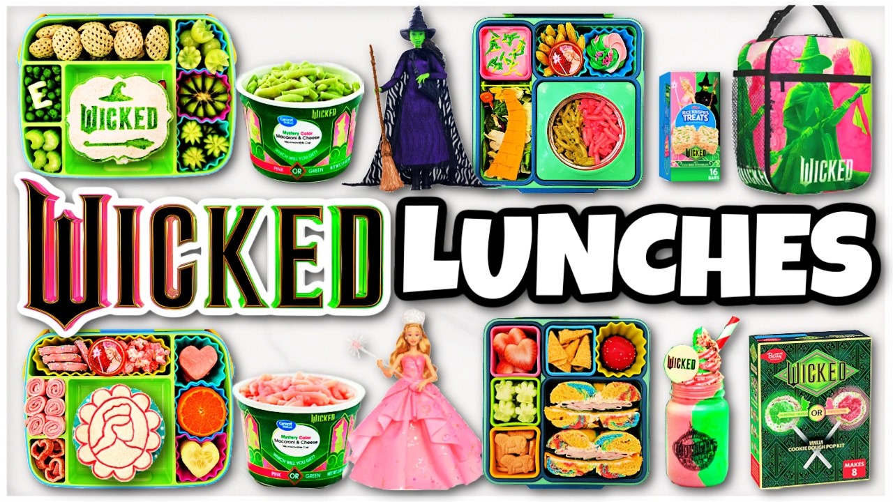*WICKED* Movie Lunches! 💗 💚 Bunches of Lunches