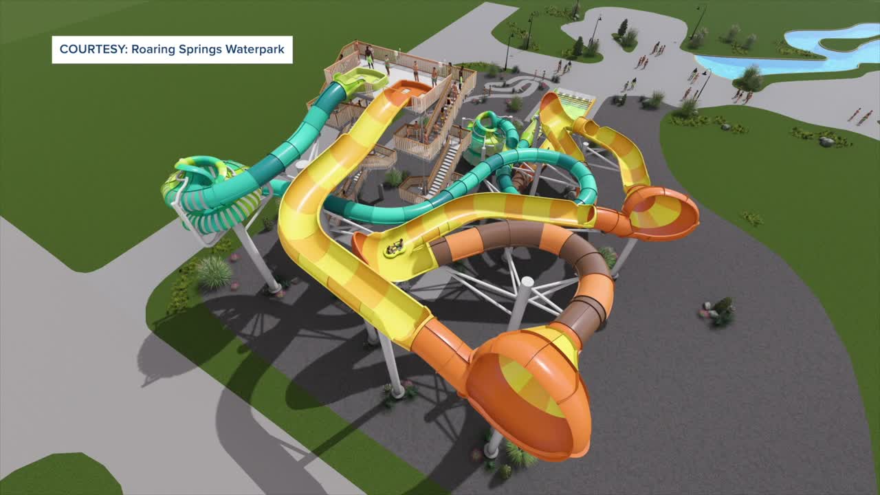 Roaring Springs Waterpark to build new slides and host dive-in movies
