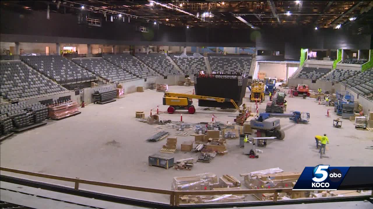 Oklahoma City’s OG&E Coliseum just months away from opening