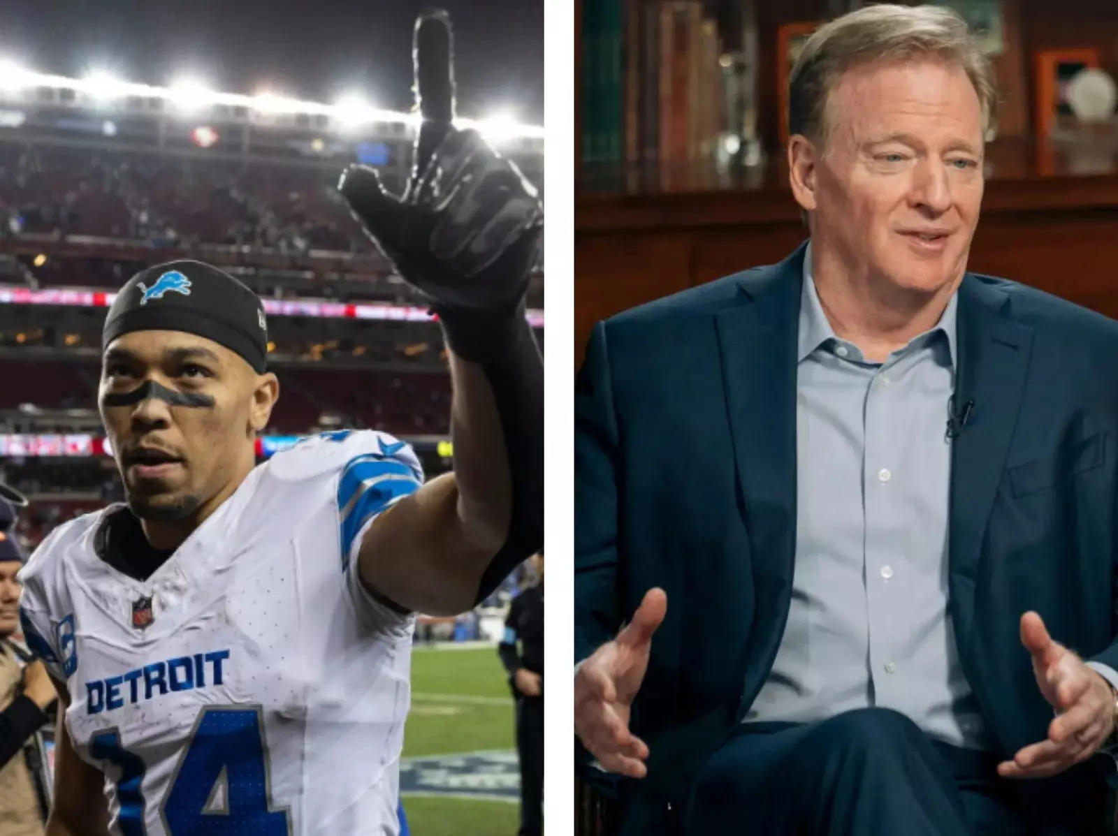 Throwback when Amon-Ra St. Brown was skeptical of Roger Goodell’s ...