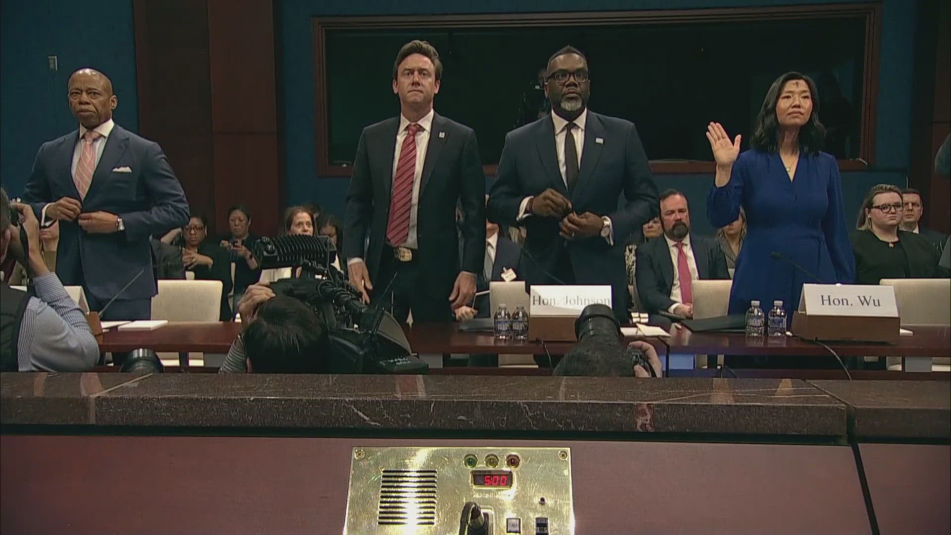 Mayors of four major U.S. cities speak on Capitol Hill