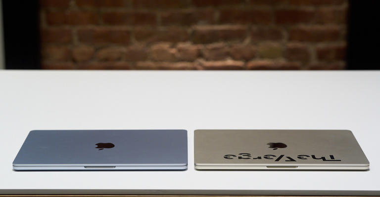 Our first look at Apple’s sky blue MacBook Air