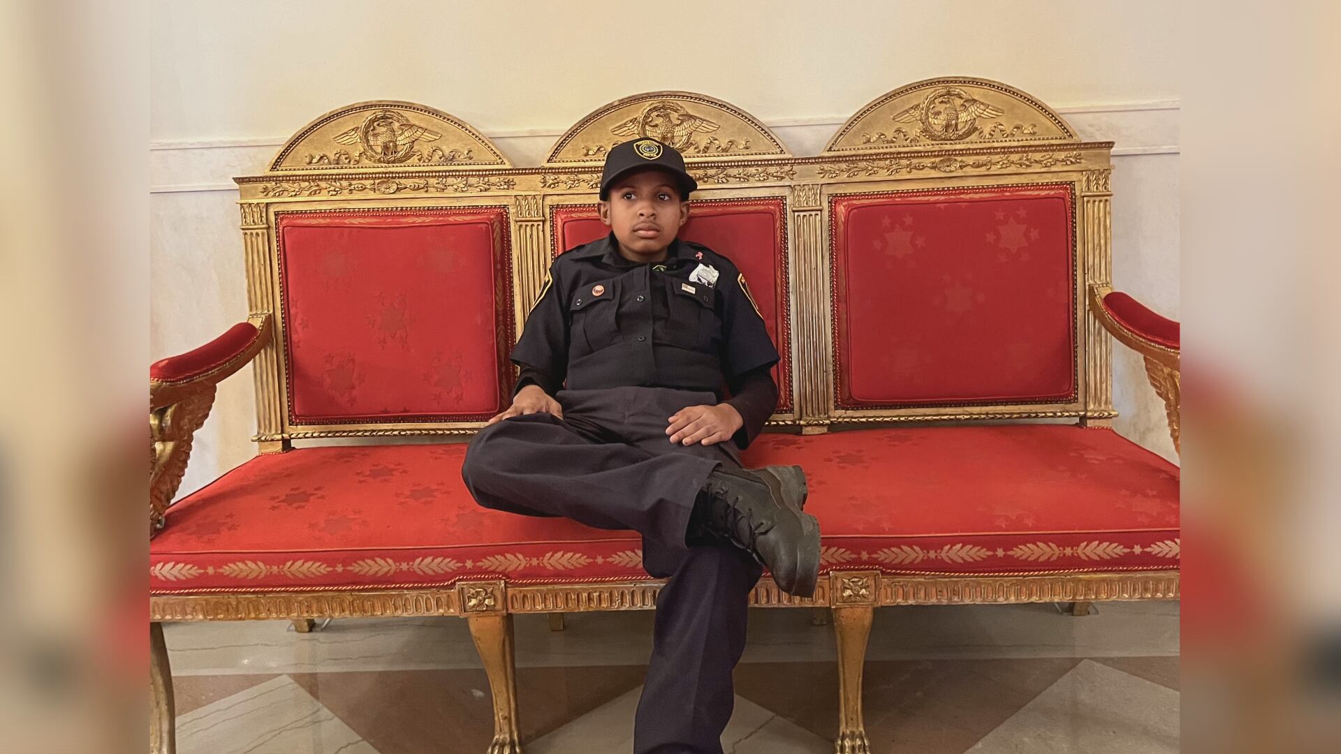 Texas boy DJ Daniel, battling terminal cancer, reacts to being sworn in ...