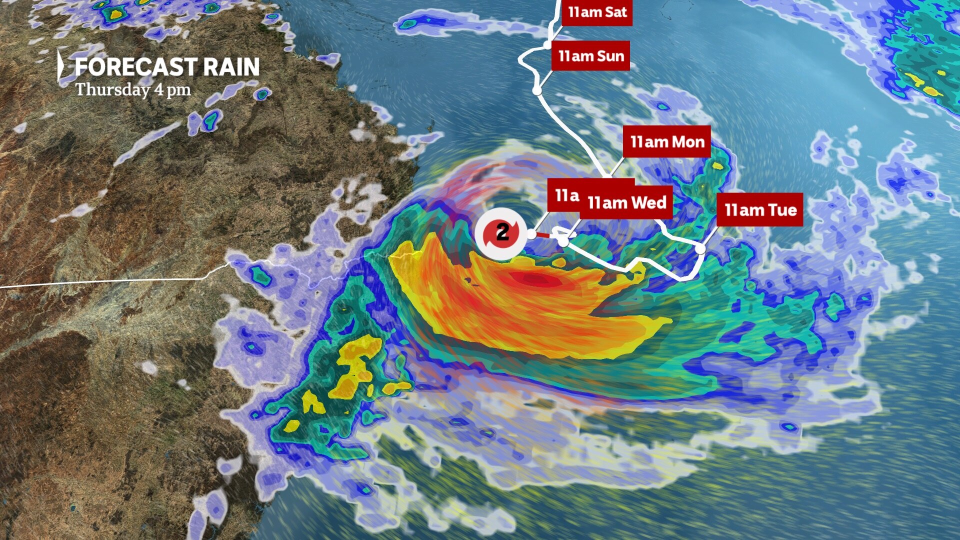 A day-by-day breakdown of what to expect from Tropical Cyclone Alfred