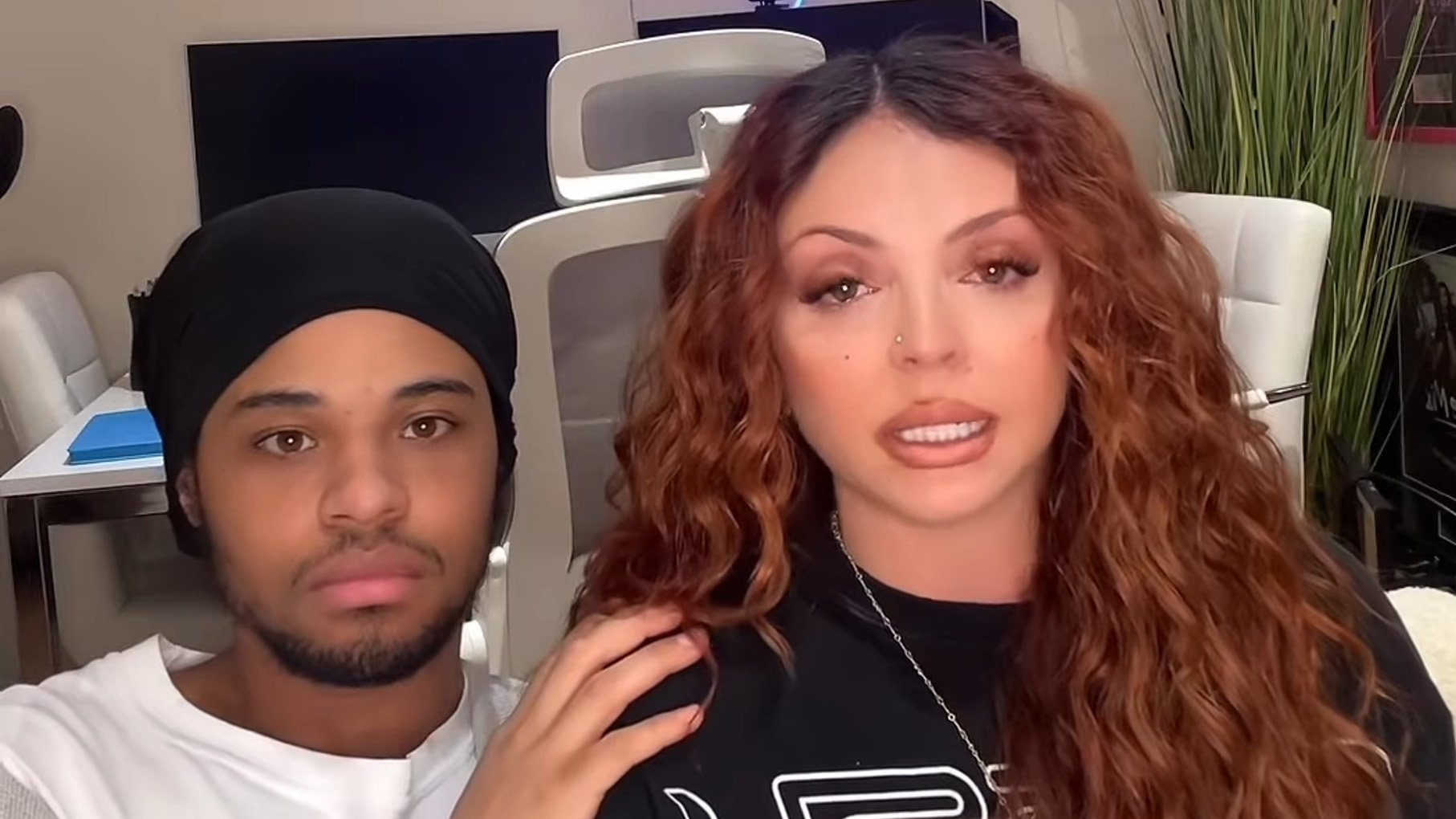 Jesy Nelson reveals through tears that her twin babies 'could both die'