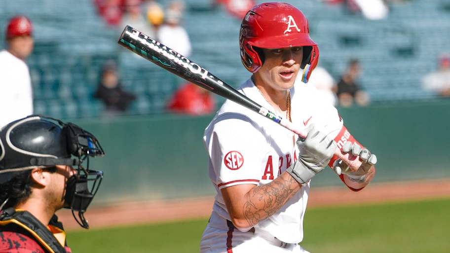 Razorbacks Put Grand End On Hail-Delayed Run-Rule Win Over Warhawks