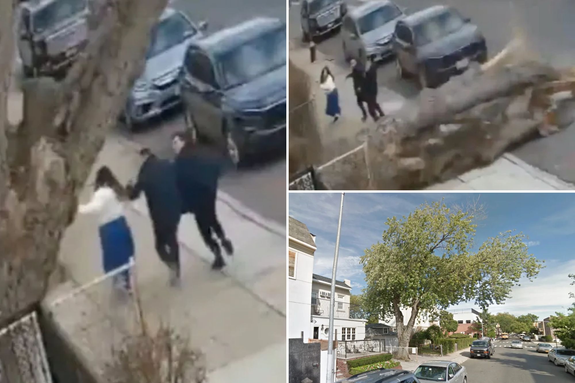 Massive NYC tree comes within inches of squashing family of three in ...