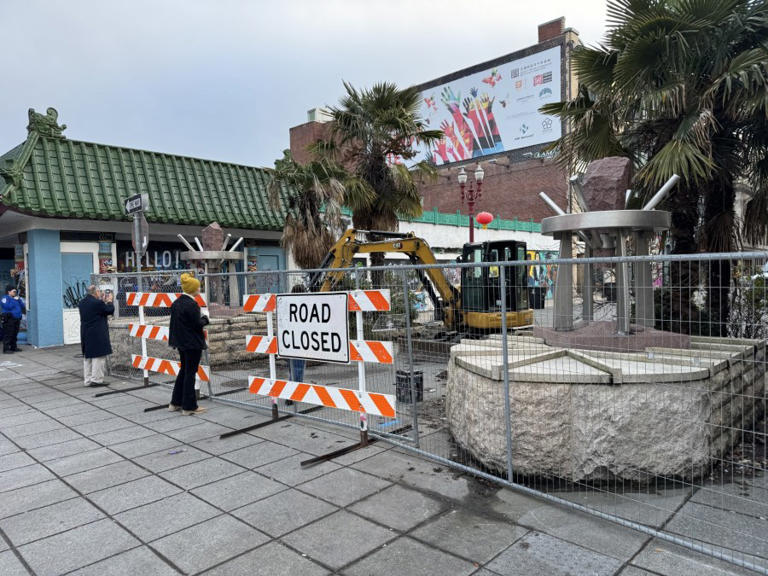 Controversial statues in Portland’s Old Town taken down