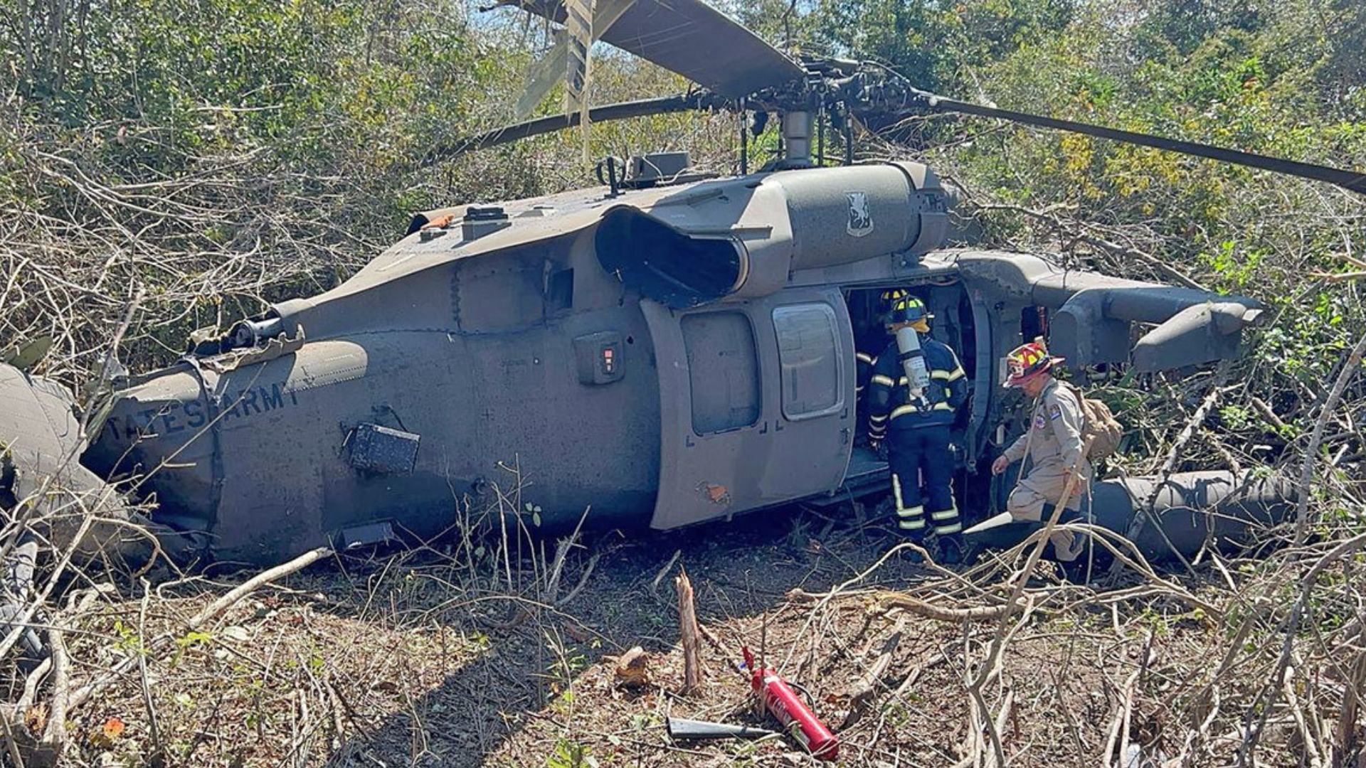 US Army Black Hawk helicopter crashes in Honduras following Mayday ...
