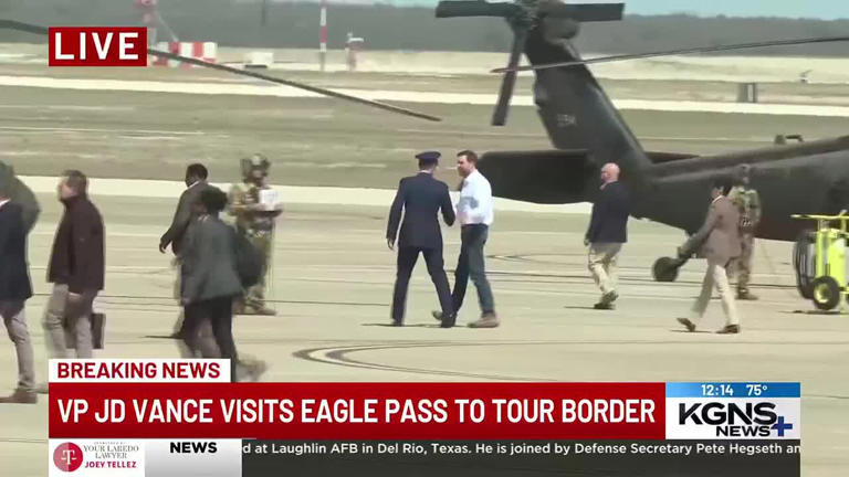 VP JD Vance visits Texas border to address trade and security