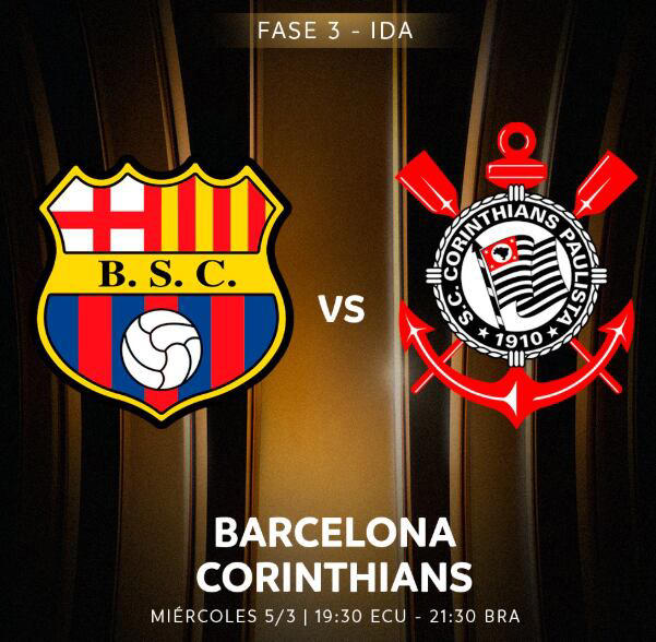 ¿Dónde ver en vivo Barcelona SC vs Corinthians por la Copa Libertadores ...