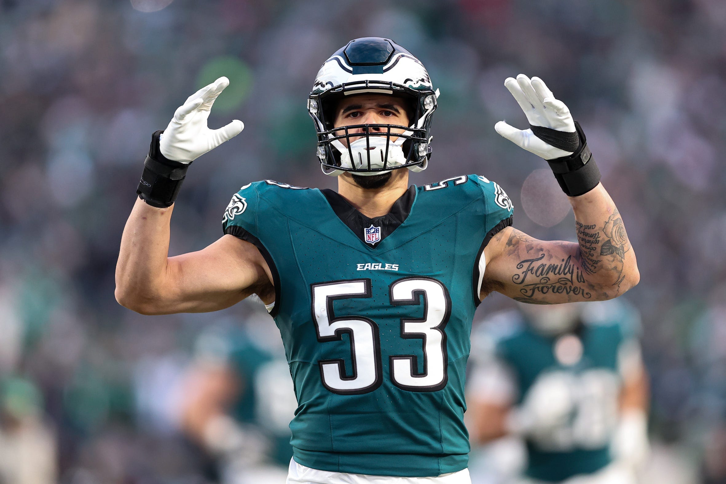 Eagles' All-Pro linebacker Zack Baun makes his debut on the NFL's Top ...