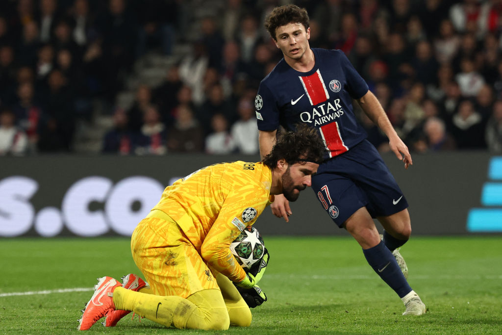 Alisson Becker reveals where stunning PSG performance ranks in his career