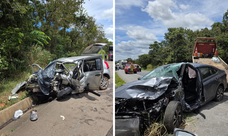 MG: acidente mata duas pessoas e deixa cinco feridos na BR-262
