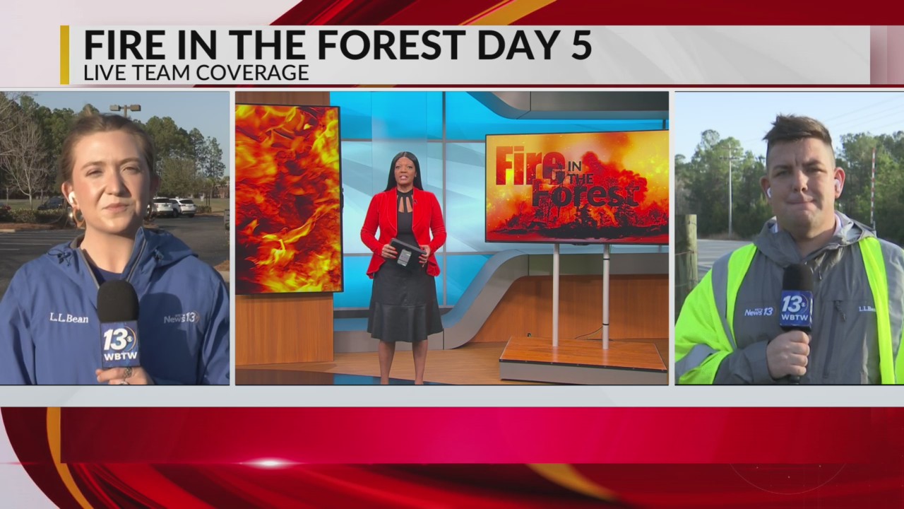 News13 at 5 3/5: Wildfire team coverage