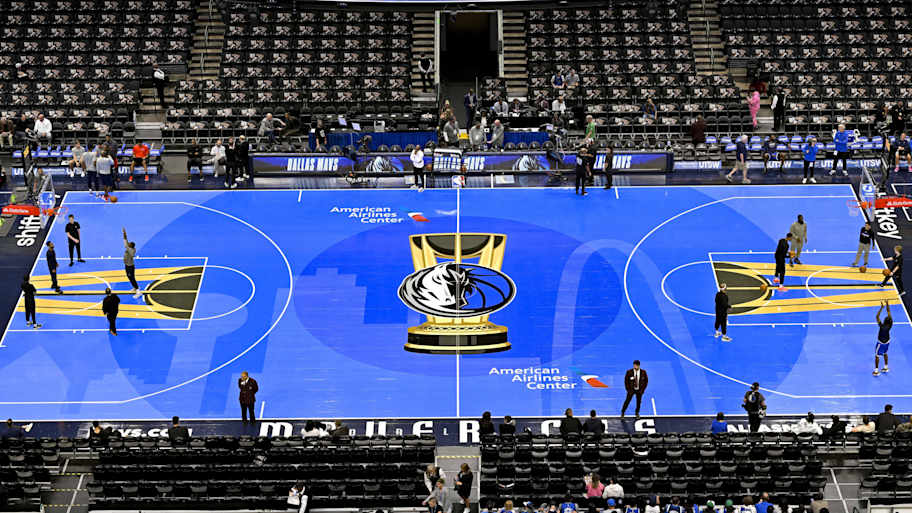 The Raptors are practicing on quite possibly the coolest court ever created