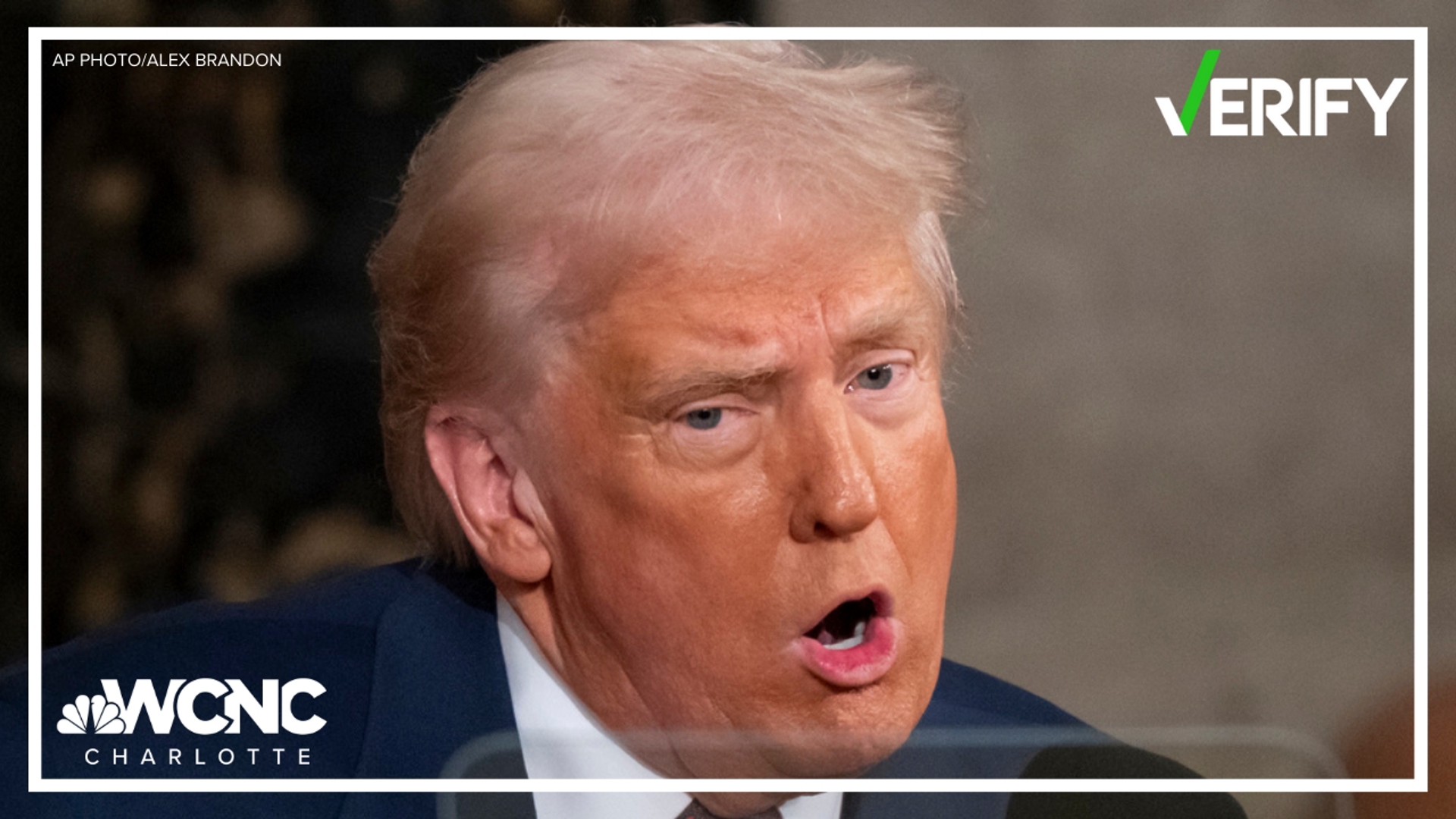 VERIFY | Fact checking President Trump's joint address