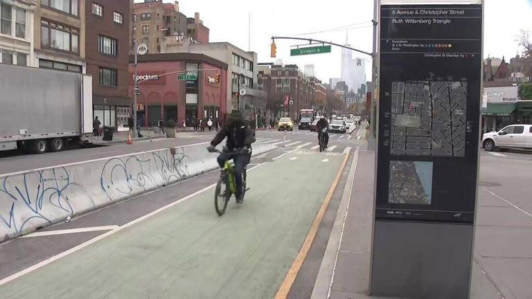 NYC DOT proposal would extend 6th Avenue's widened bike lanes by ... NYC DOT proposal would extend 6th Avenue's widened bike lanes by ...