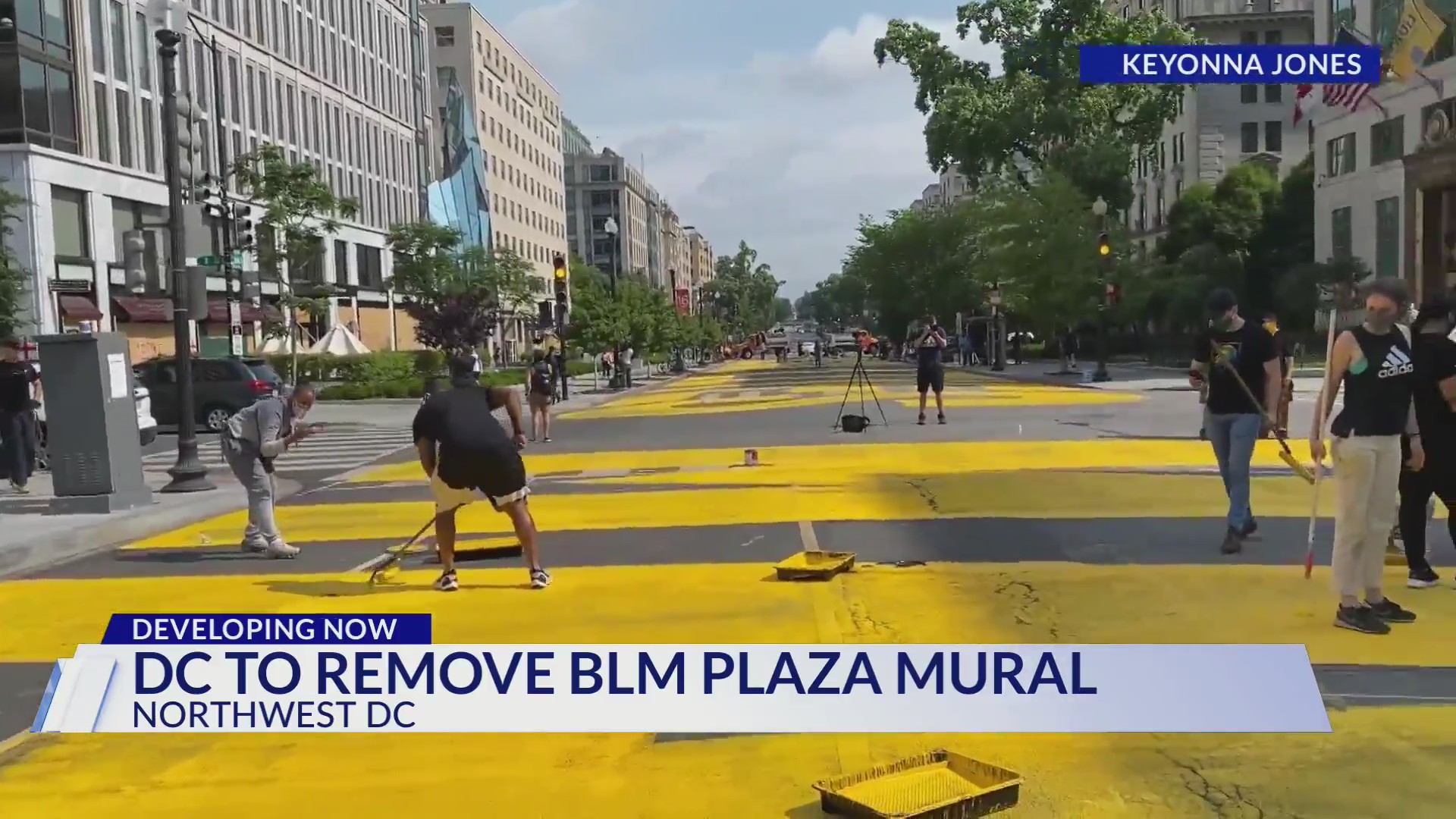 DC to remove BLM plaza, mural