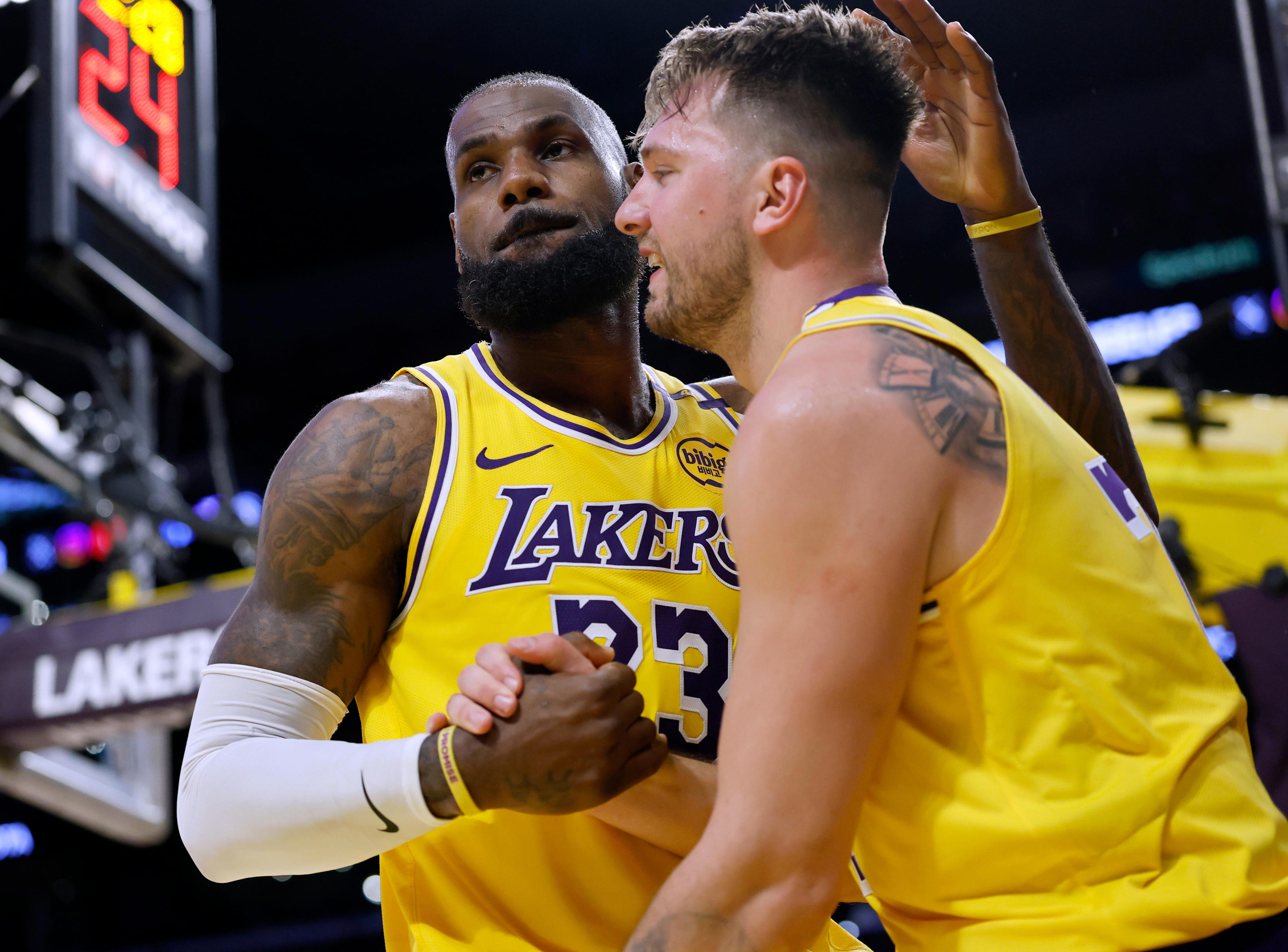 Lakers coach: LeBron James motivated Luka Doncic to get in better shape