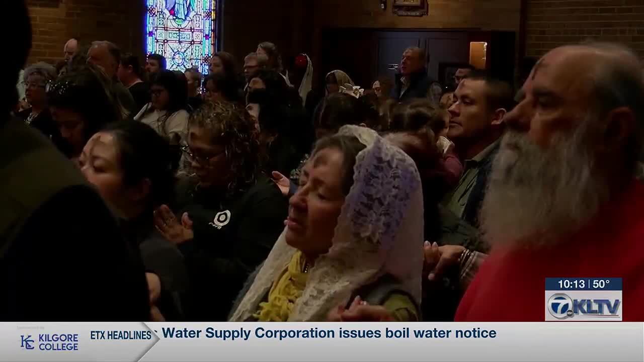 Bishop Greg Kelly celebrates first Mass at Tyler cathedral on Ash Wednesday