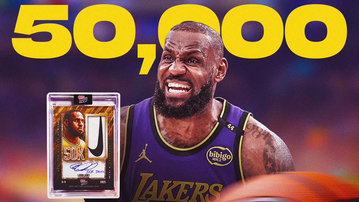 LeBron James’ 1-of-1 card after 50,000 points feat sparks wild buzz