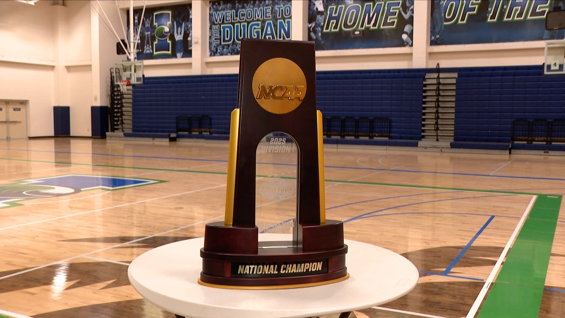 NCAA Men's Basketball Championship 2025 trophy makes pit stop in Corpus ...