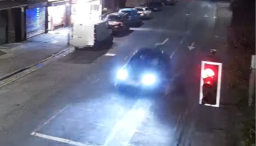 Shocking CCTV shows moment "reckless" drink driver runs red lights and ...