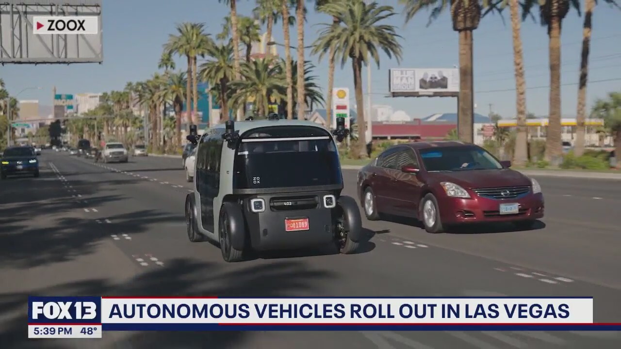 Autonomous taxis roll out in Las Vegas