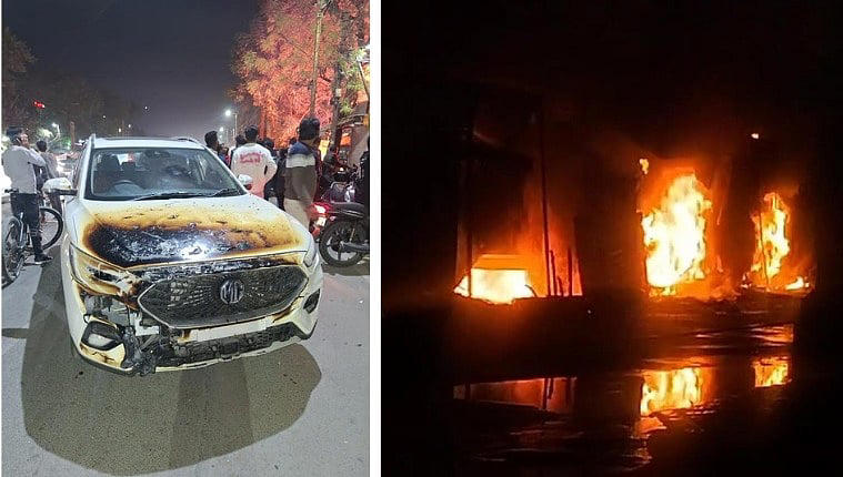 Indore: Massive Fire Breaks Out Near MG Showroom On AB Road; Furniture ...