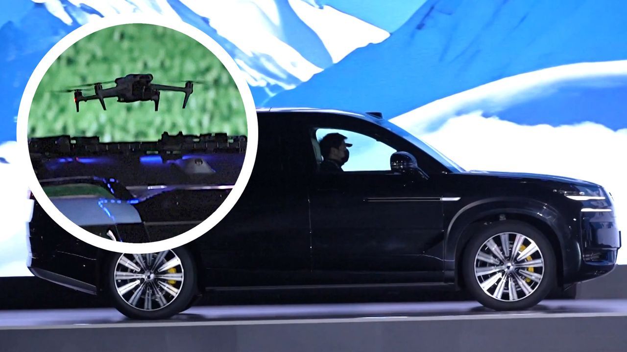 Chinese car manufacturers launch world's first vehicle-mounted drone system