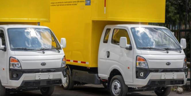 PepsiCo compra flota de 54 camiones ligeros eléctricos BYD T4K