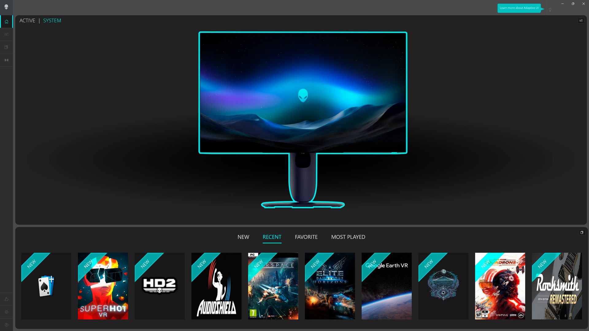 Alienware AW2725Q - Software and OSD Photos