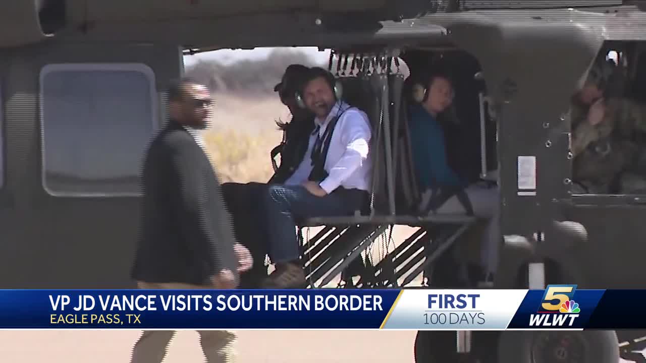 Vice President JD Vance visits U.S.-Mexico border, meets with law ...