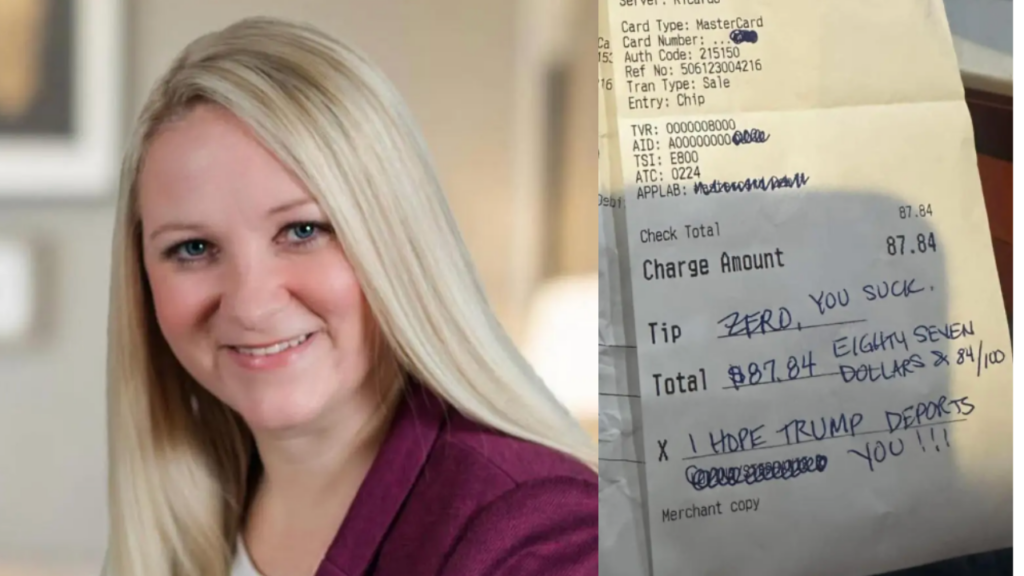 Real Estate Agent Fired After Writing Racist Note on Receipt at Mexican ...