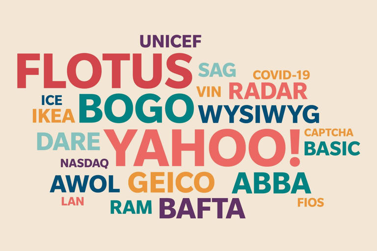 100 Acronym Examples You Should Really Know